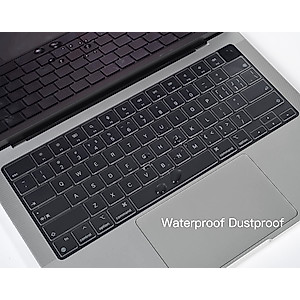 CaseBuy Premium Keyboard Cover for M2 M3 MacBook Air 15 inch A2941 A3114, M2 M3 MacBook Air 13.6" A2681 A3113, 2024 2023 2022 2021 MacBook Pro 14" 16" M4 M3 M2 M1 Chip Pro/Max, US ANSI Layout