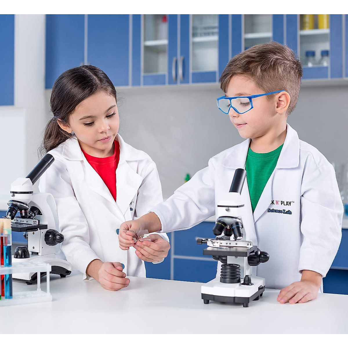 Click N' Play Science Lab Role Play Dress Up Set White