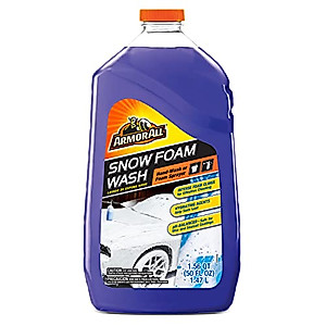Snow Foam Wash by Armor All, Foaming Car Wash Soap Concentrate for Cars, Trucks and Motorcycles, 50 Fl Oz
