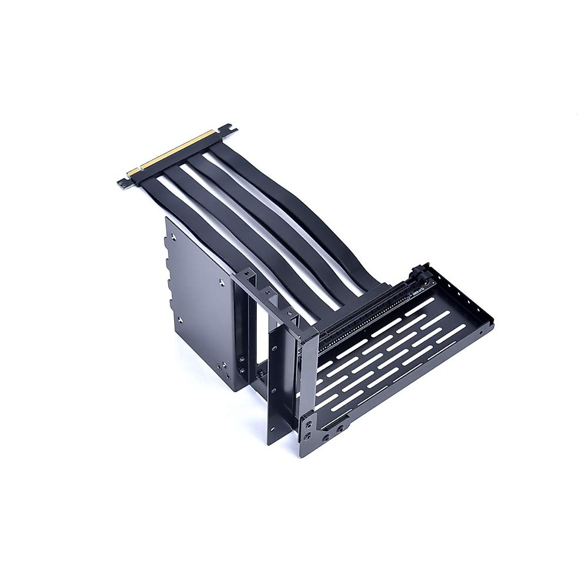 LIAN LI LAN2-1X Premium PCI-E x16 3.0 Black Extender Riser Cable 200mm and Covert Bracket for LANCOOL 2 for PCIE 3.0 only (NOT Compatible with PCIE 4.0 VGA Cards)