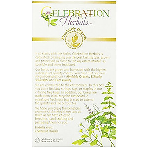 CELEBRATION HERBALS Organic Oatstraw Green Flowering Tea, 24 CT