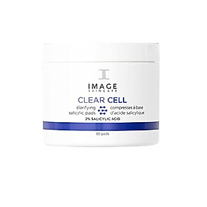 IMAGE Skincare, CLEAR CELL Salicylic Clarifying Pads, Exfoliating Wipes to Clarify Pores for Oily Prone Skin, 60 Pads