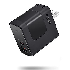 sunshot USB C Charger 65W Fast Charger (Dual Port USB C PD3.0 & USB A) with GaN Fast Technology Charger for MacBook Pro/Air, Dell XPS13, HP Spectre, iPhone11 Pro Max, iPad Pro etc, One for All Deviece