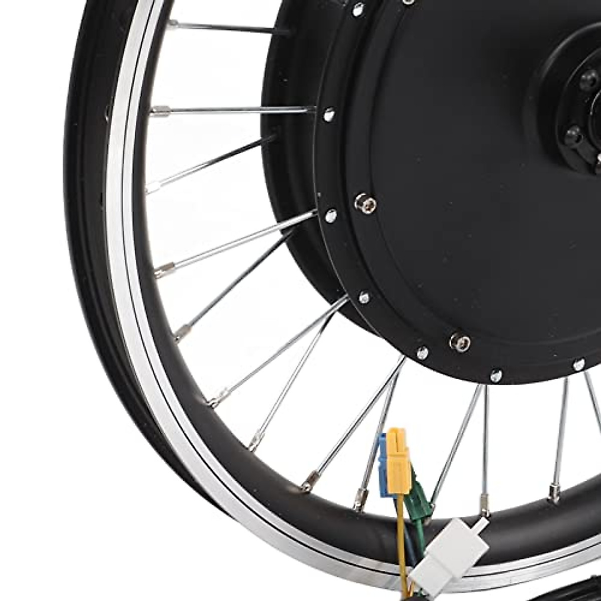 Vbestlife Front Wheel Electric Bicycle Conversion Motor Kit, 20 Inch 48V 1500W Electric Bike Front Drive Motor Wheel Kit with 35A Controller LC‑S866 Meter Shifter Assist Sensor