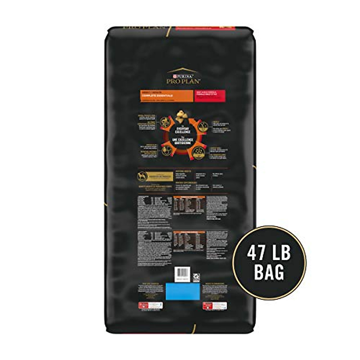 Purina Pro Plan High Protein Dog Food With Probiotics for Dogs, Shredded Blend Beef & Rice Formula - 47 lb. Bag