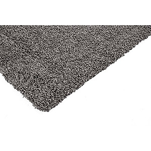 Sweet Home Stores Cozy Shag Collection Grey Solid Shag Rug (2'0"X4'11") Contemporary Living and Bedroom Soft Shaggy Runner Rug