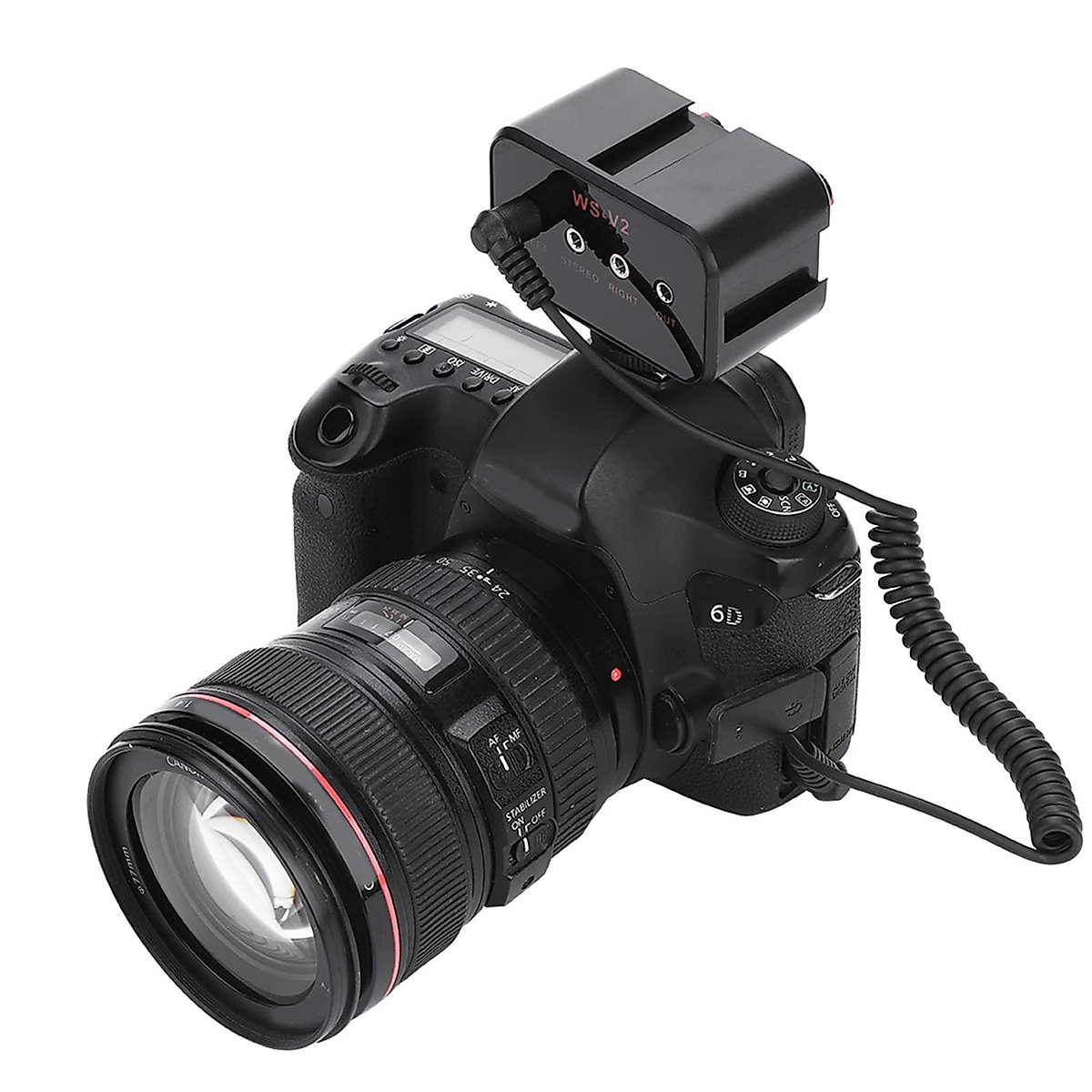 Camera Mixer Dslr Mixer o Camera Mixer o Camera Mixer WSV2 2 Channel Universal Microphone o Adapter Mixer with 3.5mm Inputs for DSLR Cameras