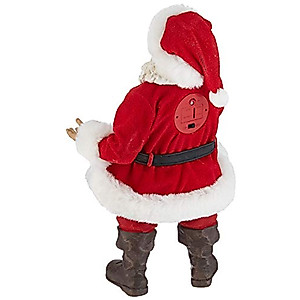 Kurt Adler 10.5-Inch Coca-Cola® Santa with LED Bottle Table Piece