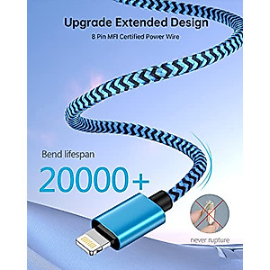 Aux Cord for iPhone, Lightning to 3.5mm Male Audio Cable Compatible with iPhone 14 Pro Max, 14 Plus, 13 Max, 12 Mini, X/XR, iPad, iPod, Mfi Apple Auxiliary Wire for Car, Speaker, Headphone -2Pcs/3ft