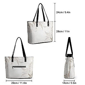 Womens Handbag Flowers Leather Tote Bag Top Handle Satchel Bags For Lady