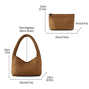 Tote Bag for Women Leather Compatible with Tote Bags with Zipper Crossbody Shoulder Designer Handbag for Office Travel