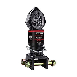 Trailer Adjustable Coupler 2-5/16 in,12500LBS Capacity,Black Powder Coat,Adjustable Channel-Mount Coupler