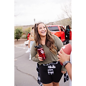 Simple Modern Officially Licensed Oklahoma Sooners BPA-Free Tritan Water Bottle with Simple Flip Silicone Straw Lid