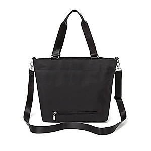 Baggallini New Classic Any Day Tote with RFID Phone Wristlet Black One Size