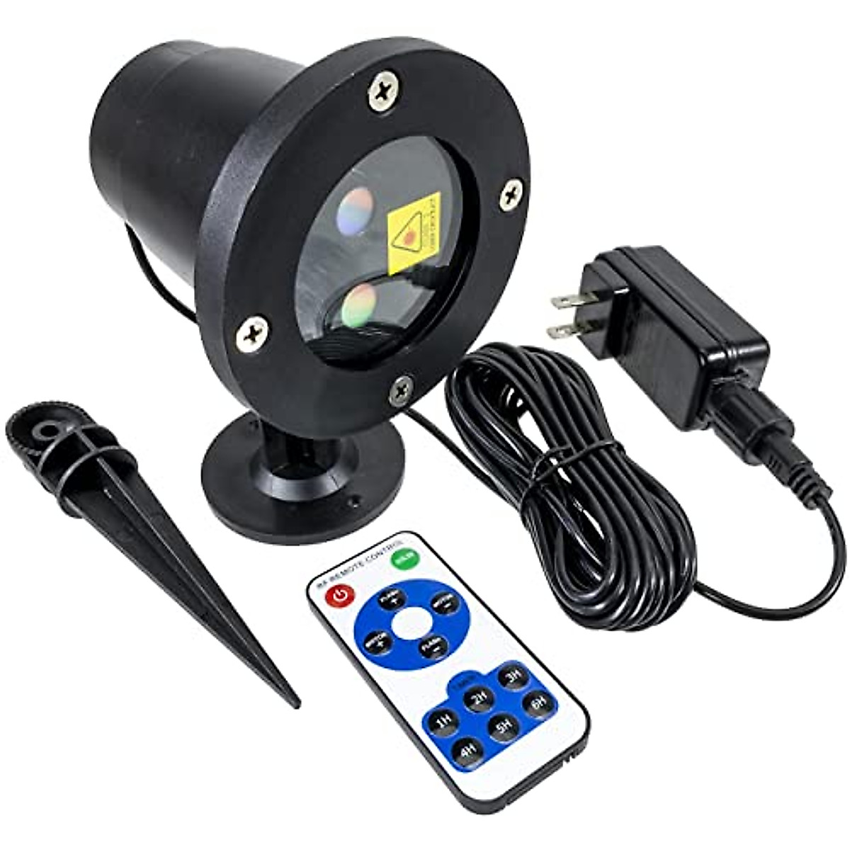 Brilliant Brand Lighting Christmas Light Projector Holiday Landscape Spotlight with Remote