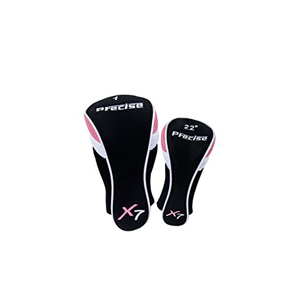 Distinctive Girls Pink Junior Golf Club Set for Age 6 to 8 ( Height 3'8" to 4'4" ), Left Handed Only, Set Includes: Driver, Hybrid Wood, 2 Irons, Putter, Bonus Stand Bag & 2 Headcovers