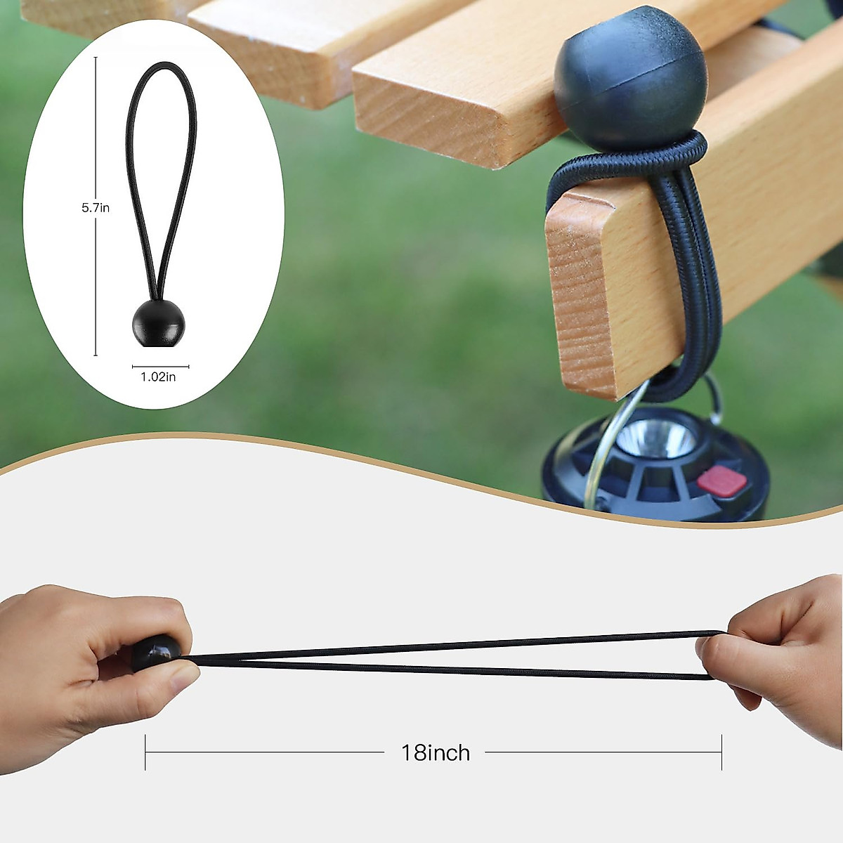 Cingfanlu 10 Pack Patio Umbrella Tie Strap with Outdoor Umbrella Strap Flexible Umbrella Tie Adjustable Securing Straps for Multipurpose Parasol Patio Accessory