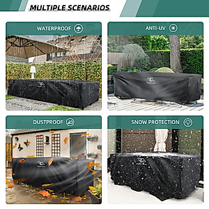 Outdoor Table Cover, Zadst Cycle Patio Table Cover 56 x 56 x 27.5", Oxford Fabric Patio Table Covers for Outdoor Furniture, Patio Table Covers for Chairs and Tabels