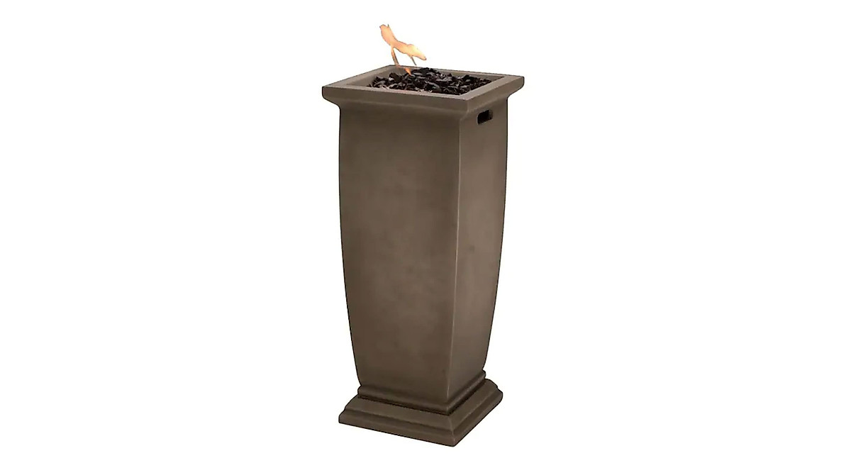 Endless Summer 28" Fire Column Heater for Your Patio