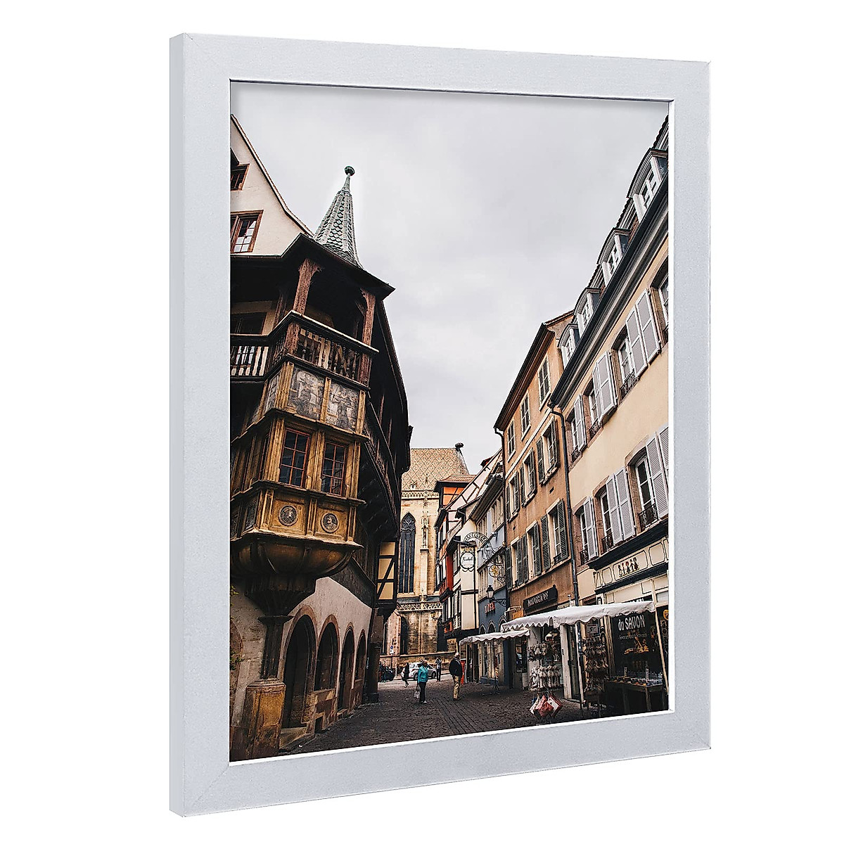 VCK 16x20 Poster Frame in White with Polished Plexiglass Set of 5 Horizontal and Vertical Formats with Included Hanging Hardware
