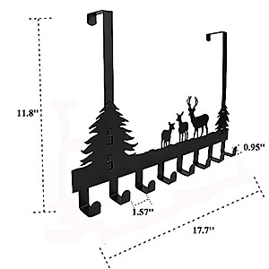 XDCHLK Coat Hooks Wall Mounted Metal Towel Hook Rack Hanger for Bathrooms Door Decorative Hook Key Hooks
