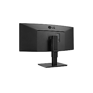 LG 34” TAA IPS QHD UltraWide Monitor (3440x1440) with 21:9 Aspect Ratio, HDR10, sRGB 99% Color Gamut, Dual Controller & MaxxAudio, Black (34BN770-B) (Renewed)