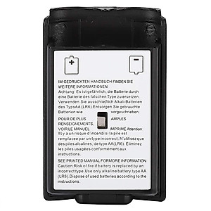 Gojiny Universal Battery Back Cover Shell Case 5 PCS AA Replacement Battery Shell Case Cover Kit for XBOX 360 Wireless Controller (Black)