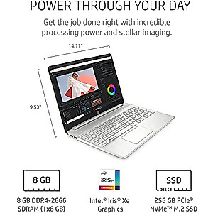 2021 Newest HP 15.6 FHD IPS Flagship Laptop, 11th Gen Intel 4-Core i5-1135G7(Up to 4.2GHz, Beat i7-1060G7), 16GB RAM, 512GB PCIe SSD, Iris Xe Graphics, WiFi, Bluetooth, Win11, RAM I SSD