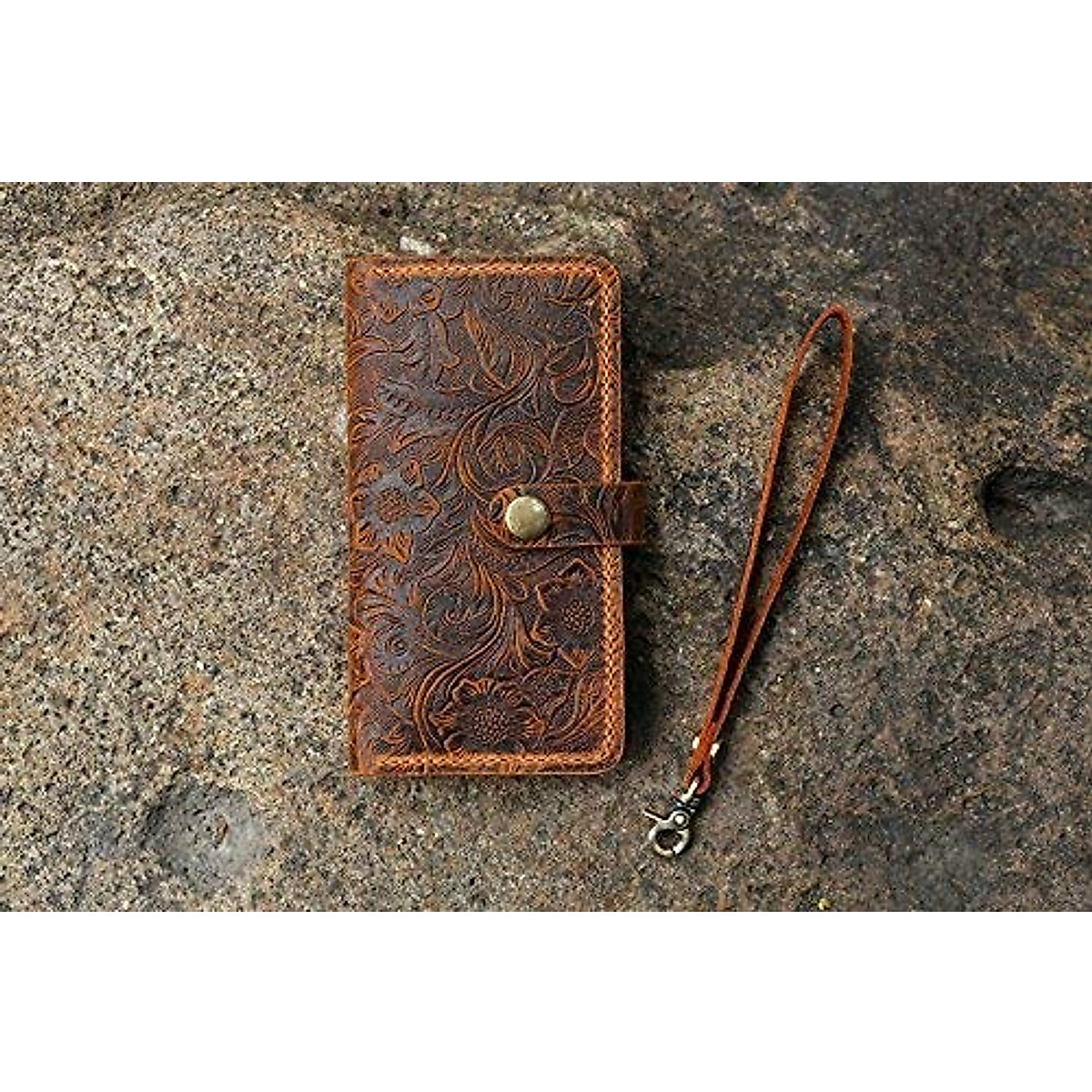 Women Vintage embossing leather Wristlet Galaxy S8 S8+ plus wallet case phone wallet/leather Galaxy S8 S8+ plus wallet cover GX20MW-B