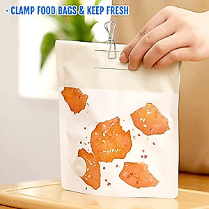 FYY Clothes Pins Chip Clips Wire Clothespins (30 Pack) Bulk Heavy Duty Stainless Steel Clothespins, Durable Multipurpose Metal Chip Clips for Outdoor Clothesline Laundry Home Kitchen Travel Office