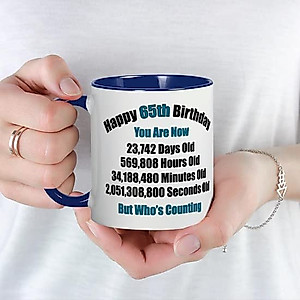 CafePress 65 'Years' Old Mug Ceramic Coffee Mug, Tea Cup 11 oz