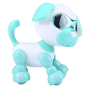 NITRIP Robot Pet, Educational Gift Walking Sound Puppy Interactive Smart Dog, Home for Kids School Girls(Green)