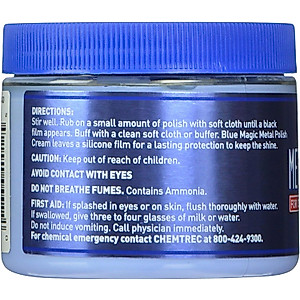 Blue Magic 400 7Oz Mtl Polish Cream