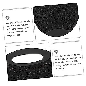 BESTonZON Cutting Board Pp Cutting Board Veggie Tray Camping Cutting Board Plastic Trays for Food Easy Washing Cutting Mat Marble Cutting Board Household Chopping Board Nice Chopping Board