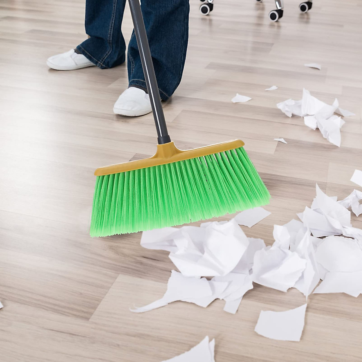 iplusmile Broom Head Replacement Broom Cleaning Head for Outdoor Indoor Courtyard Garage Kitchen Office Floor Broom Refill Head