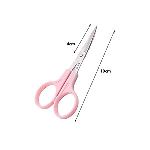 yizhichun 3 Pcs Small Embroidery Curved Scissors Cross Stitch Sewing Craft Small Tools DIY Scissors for Crafting, Sewing, Dressmaking, Cloth