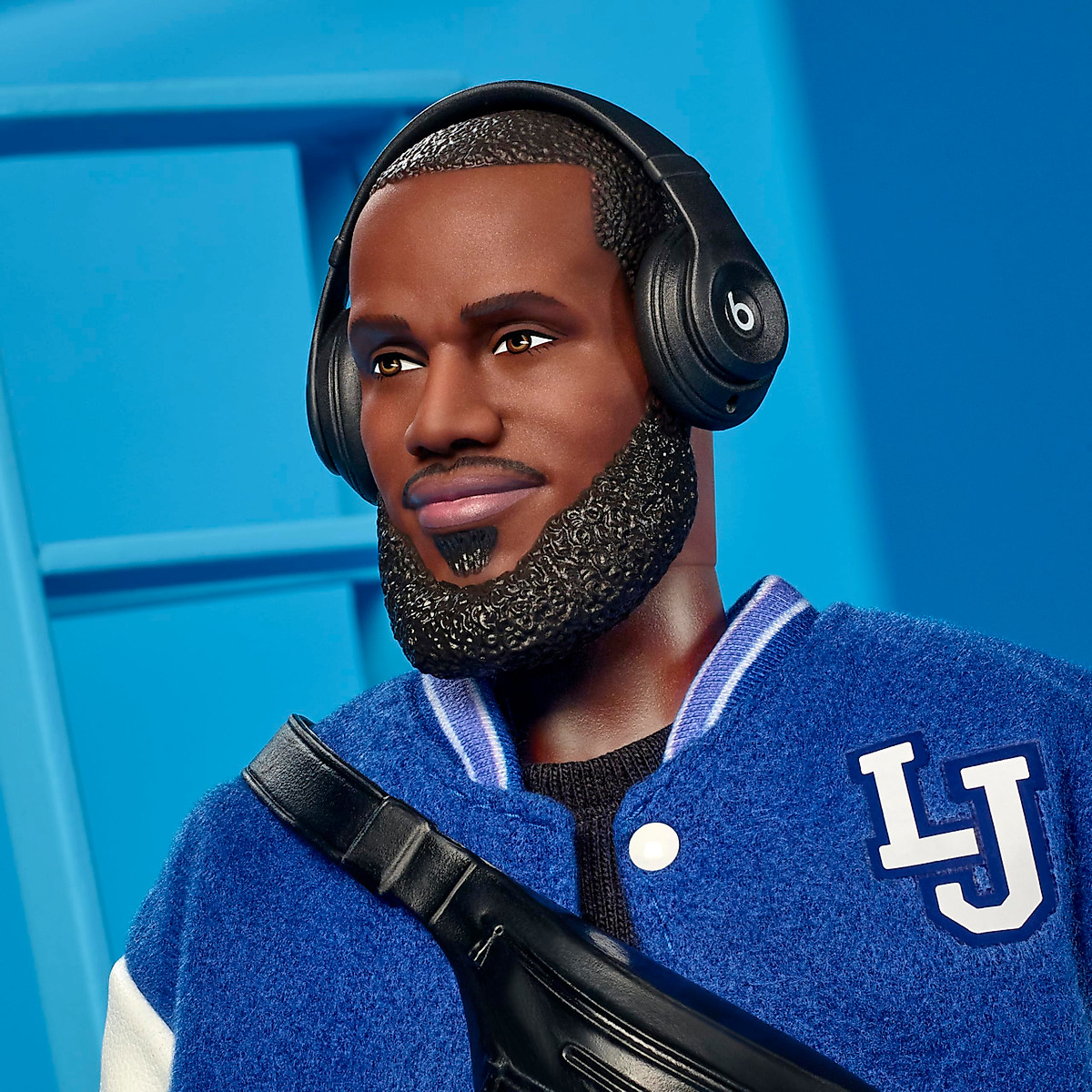 Barbie Signature Lebron James Kenbassadors Doll Collectible with Varsity Bomber Jacket Outfit & Accessories Including Headphones, Sunglasses, & More