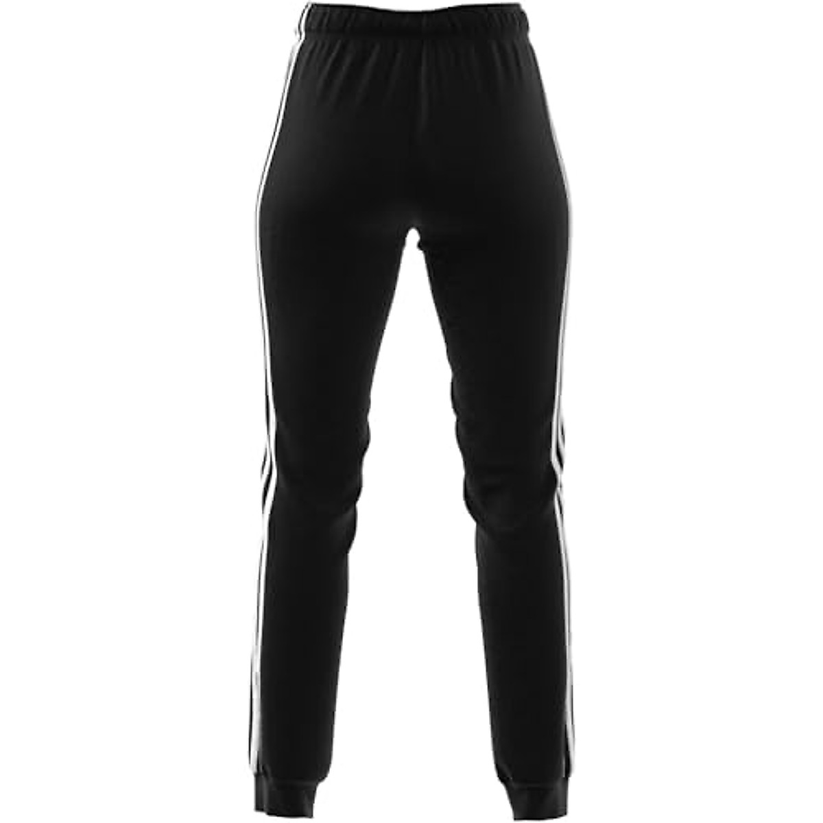 adidas Women's Essentials Fleece Tapered Cuff Pants, Black, Medium