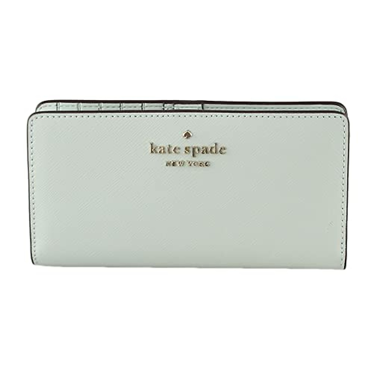 Kate Spade New York Staci Large Slim Bifold Wallet In Crystal Blue