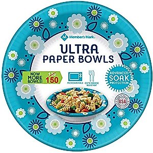 Member's Mark Ultra Soup/Salad Paper Bowls (20 oz., 150 ct.)