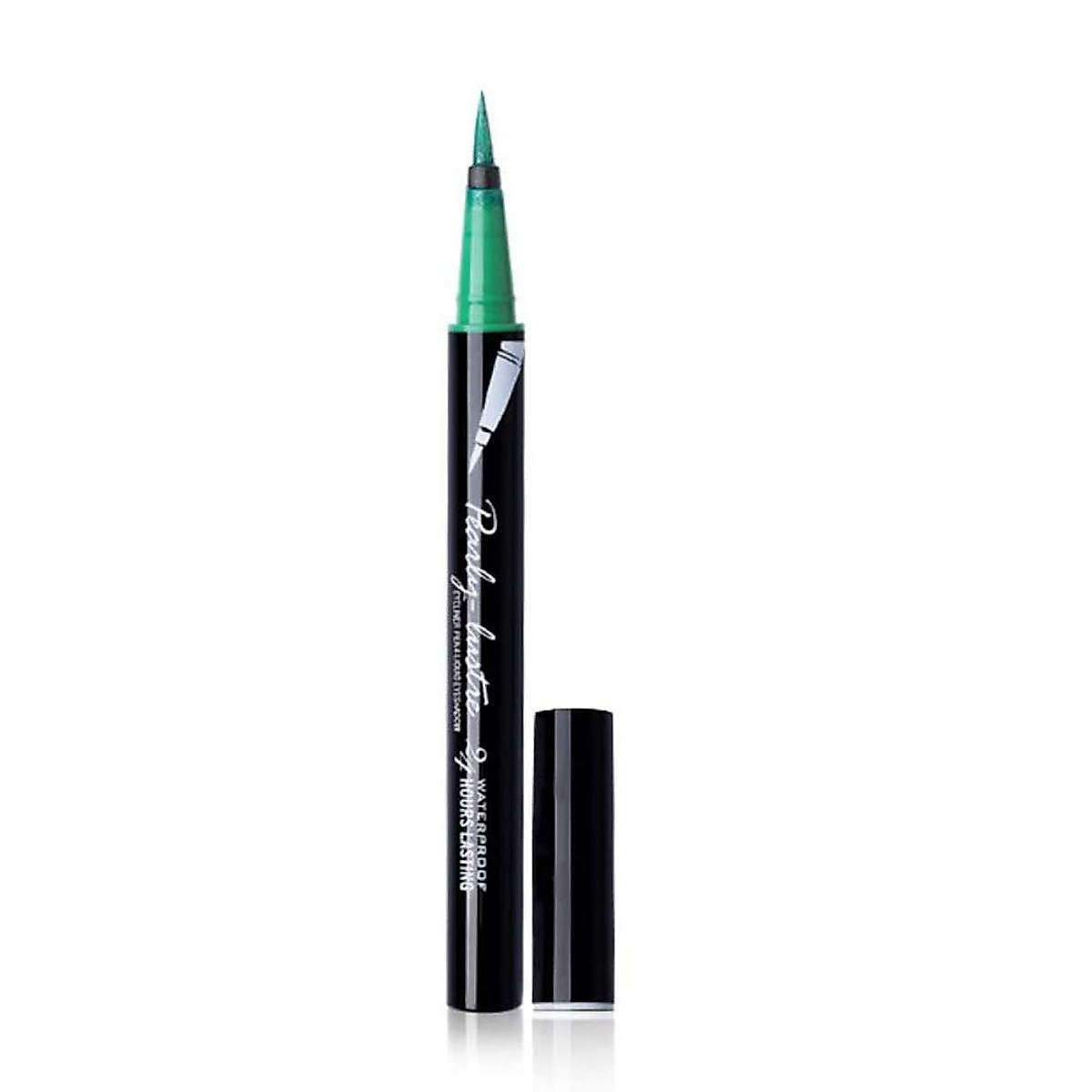 Eyeliner Pencil Eye Liner Pen Green Liquid for Women Girl Matte Long Lasting Professional Smudge Proof and Waterproof Natural Perfect Eye Makeup with Non-dizzy Dyeing (Green)