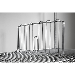 Omega Products Corporation 12" Wide Chrome Wire Shelf Divider
