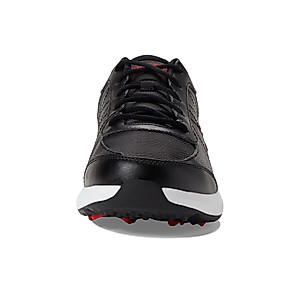 Skechers Men's Go Prime Relaxed Fit Spikeless Golf Shoe Sneaker, Black/Red, 8.5