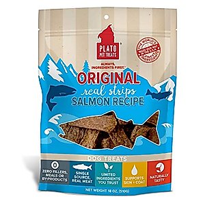 Plato Original Real Strips Salmon 18oz