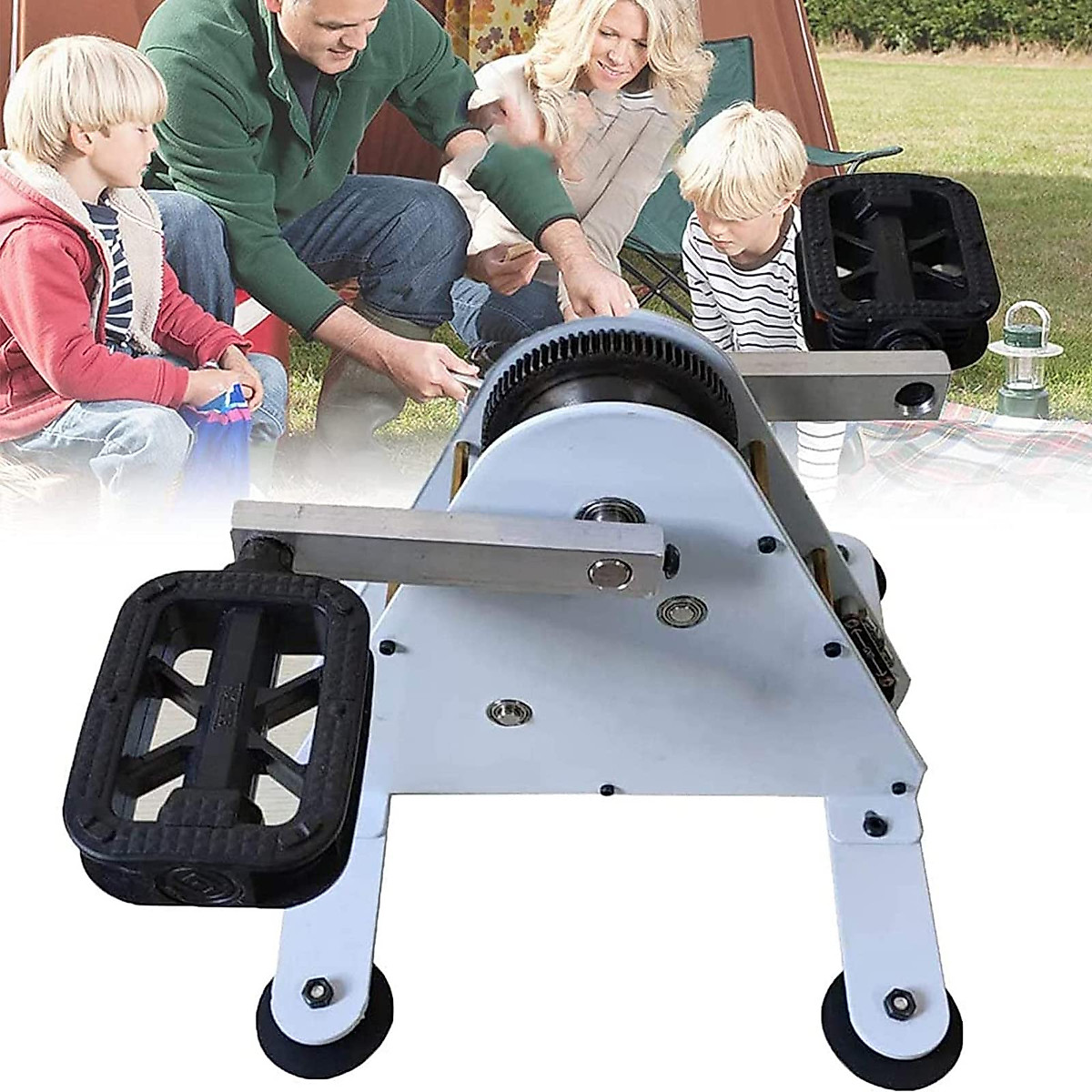 50w/100w Pedal Generator Foot-Operated Power Generation, Hand-cranked Generators Fitness Generation Rehabilitation Training Device Spinning Bike USB Interface/dc1-35v Output Interface