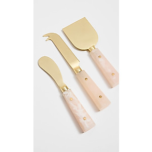 Tizo Design Women's 3-pc Cheese Set White, White, One Size