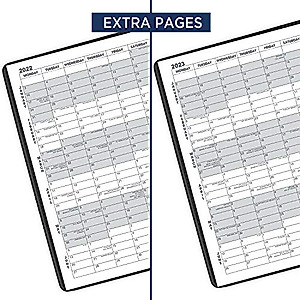 2022 Monthly Planner by AT-A-GLANCE, 7" x 8-3/4", Medium, Black (7012005)
