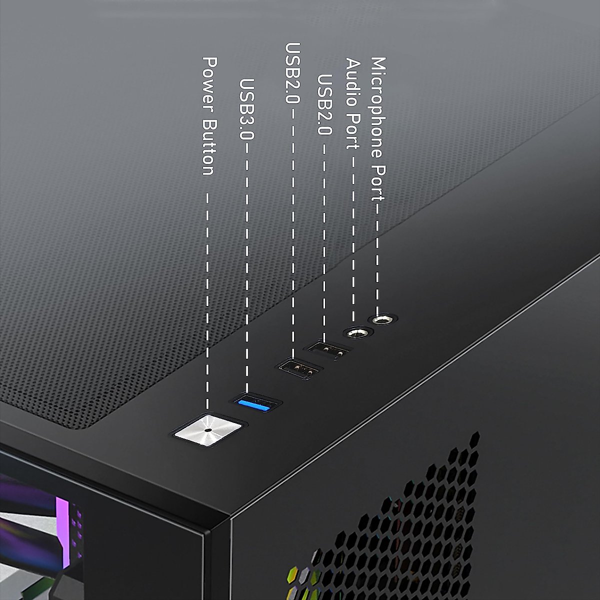 STGAubron Gaming Desktop PC,Intel Core i7-11700KF up to 5.0G,32G DDR4,2T SSD,GeForce RTX 3070 8G GDDR6,600M WiFi,BT 5.0,RGB Fan x 9,RGB Keyboard&Mouse,RGB Mouse Pad,W11H64