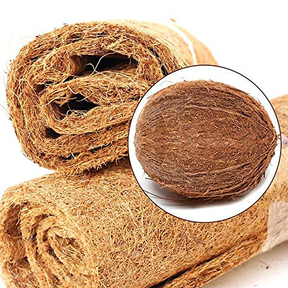 Hamiledyi 2Pcs Reptile Carpet Natural Coconut Fiber Carpet Mat for Pet Terrarium Liner Reptile Supplies for Lizard Snake Chamelon Turtle Bedding Bunny Rabbit Mat