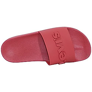 Levi's Mens 3D Slide Slip On Sandal Shoe, Black, 11 M